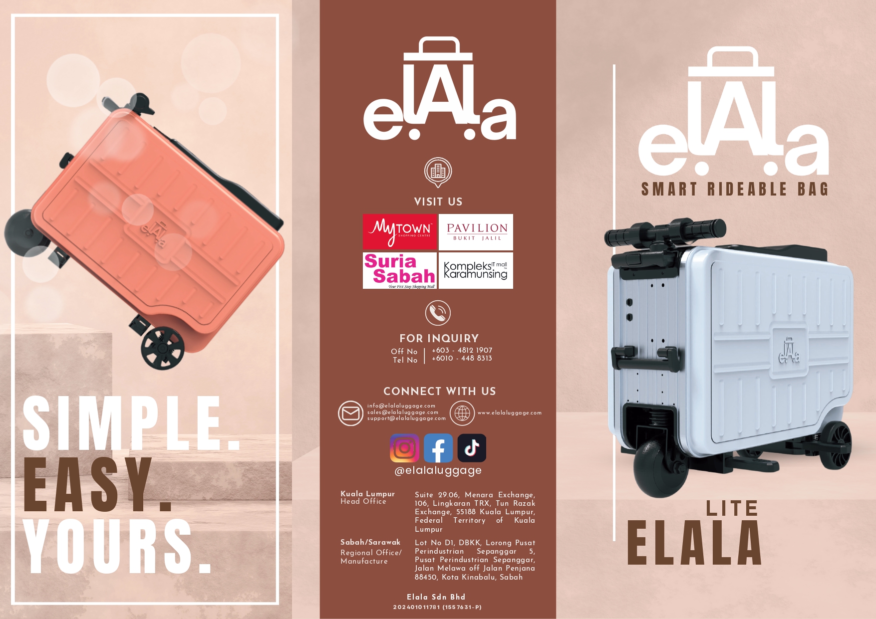 Elala Rideable Luggage